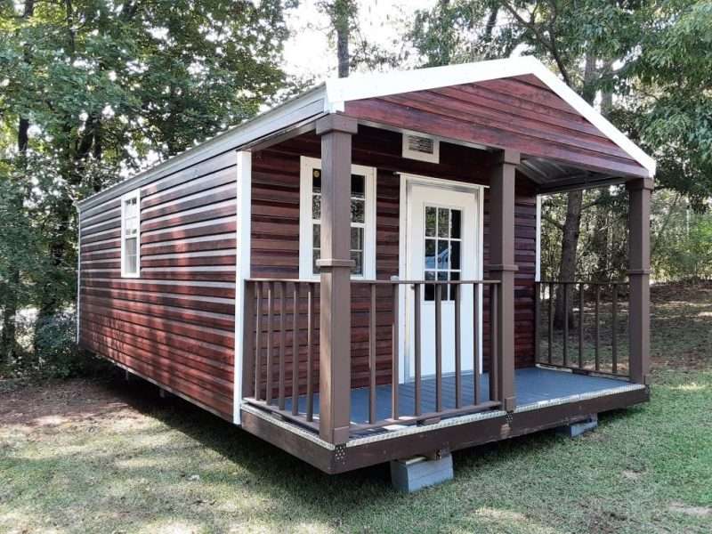 Portable Cabins with Porch - Portable Buildings GA l The Shed Mall