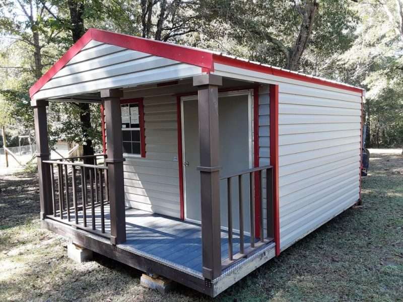 Portable Cabins with Porch - Portable Buildings GA l The Shed Mall