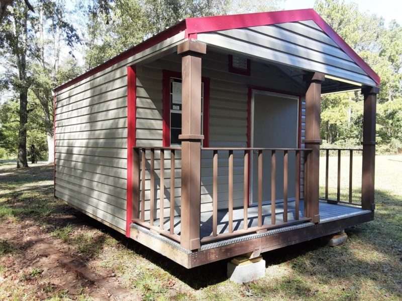 Portable Cabins with Porch - Portable Buildings GA l The Shed Mall