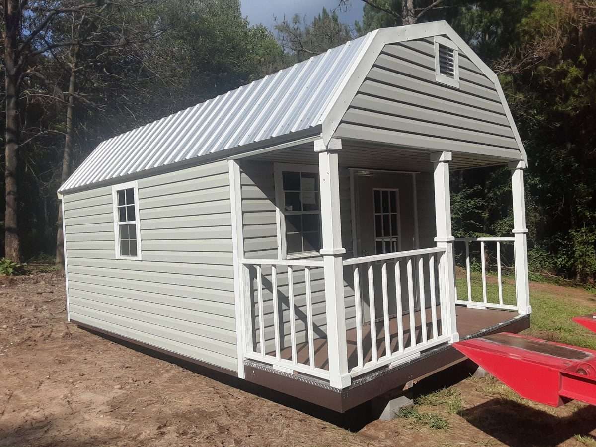 Portable Cabins with Porch - Portable Buildings GA l The Shed Mall