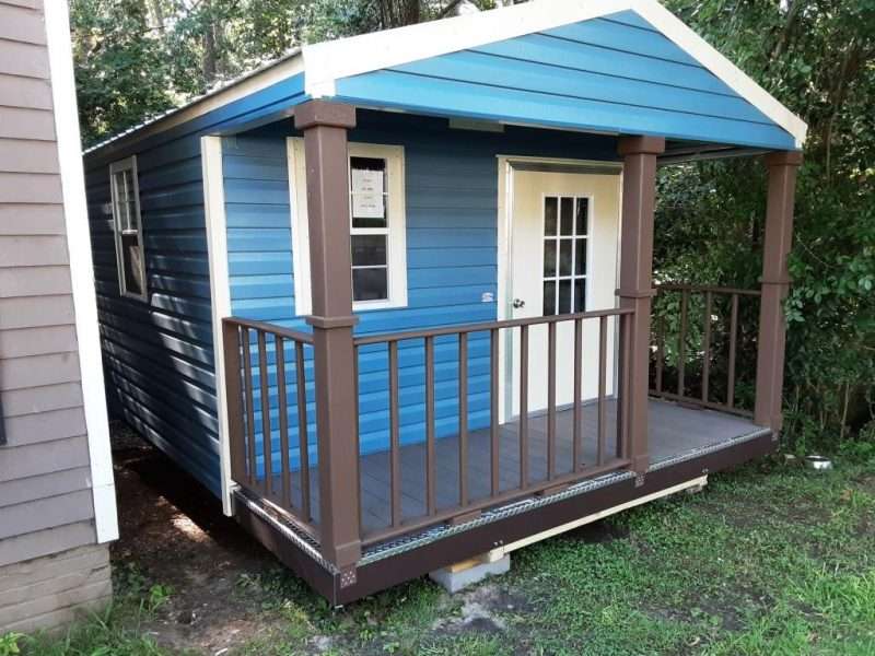 Portable Cabins with Porch - Portable Buildings GA l The Shed Mall