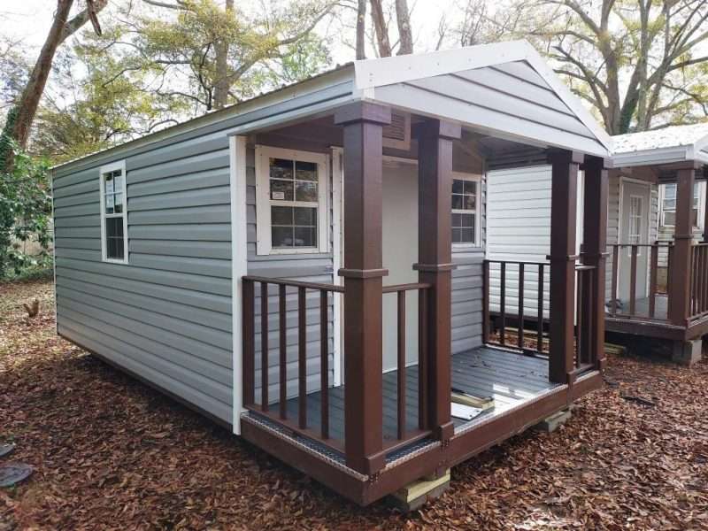 Portable Cabins with Porch - Portable Buildings GA l The Shed Mall
