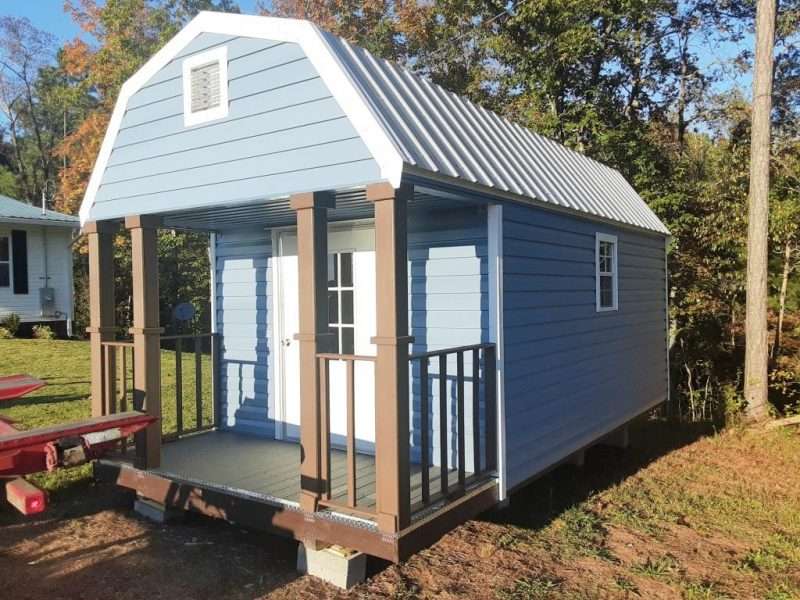 Portable Cabins with Porch - Portable Buildings GA l The Shed Mall