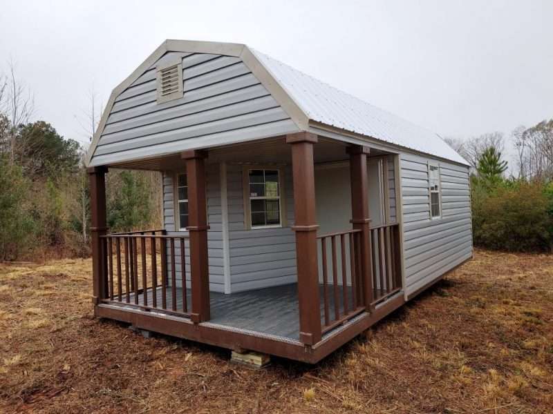 Portable Cabins with Porch - Portable Buildings GA l The Shed Mall